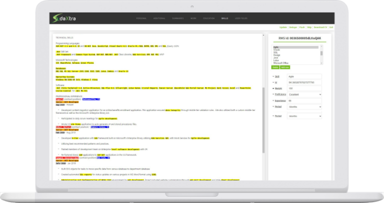 Resume Analysis Software | Daxtra Capture | Daxtra
