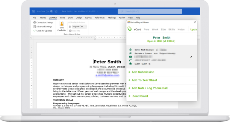 Clean Candidate Data Plugin | Daxtra Magnet | Daxtra
