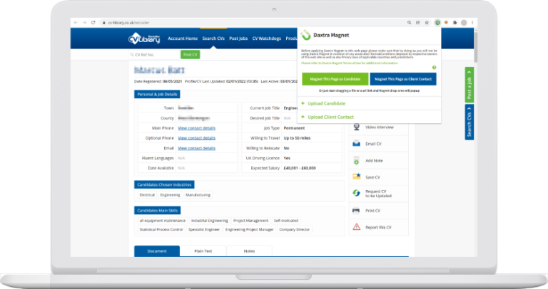 Clean Candidate Data Plugin | Daxtra Magnet | Daxtra