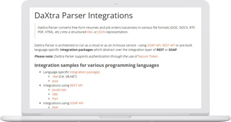 Resume Parsing Software | CV Parsing Software | Daxtra